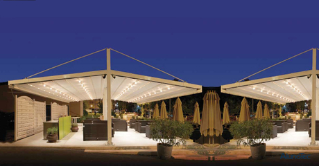 Wonderful Retractable Pvc Awning Cover - Aluminum Pergola-AlunoTec