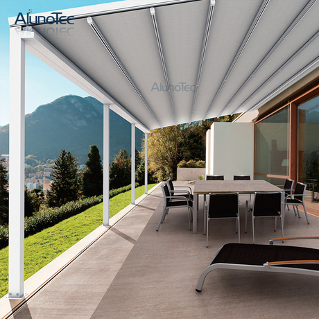 Garden PVC Awning - Aluminum Pergola-AlunoTec