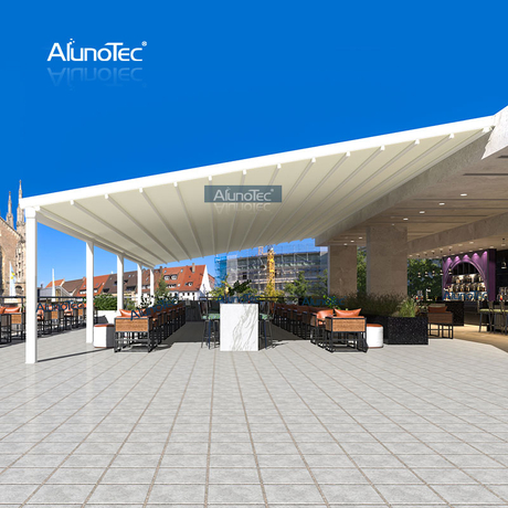 Remote Controlled Electric Folding Roof Modern Retractable Canopy - Buy ...